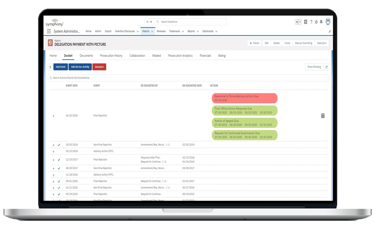 Automated Ip Docket Maintenance Curated Configurable Docketing Rules